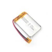 Quality UN38.3 Certified 900mAh 3.7V Lithium Polymer Battery Rechargeable LiPo Battery for sale