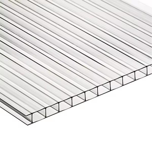 Quality 5mm Anti UV Translucent Polycarbonate Hollow Sheets Waterproof Durable for sale