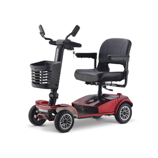 Quality Max 28km/H Electric Mobility Scooter 175*700*110cm Red Black Lead Acid Battery for sale