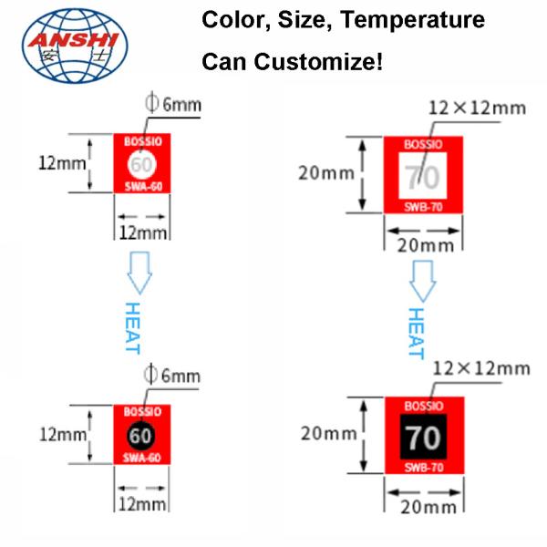 Quality Irreversible Thermometers Temperature Measuring Point for sale