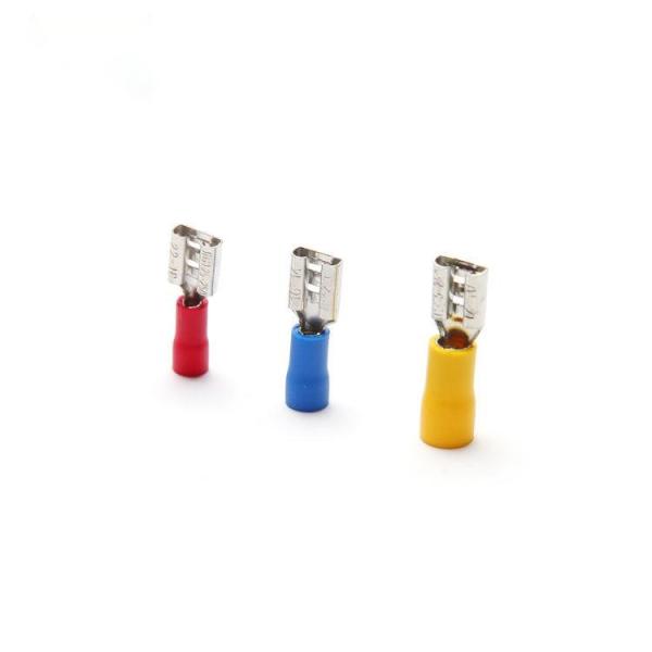 Quality Coated Tin Plating Insulated Disconnect Terminal Spade Female Blue Shovel for sale