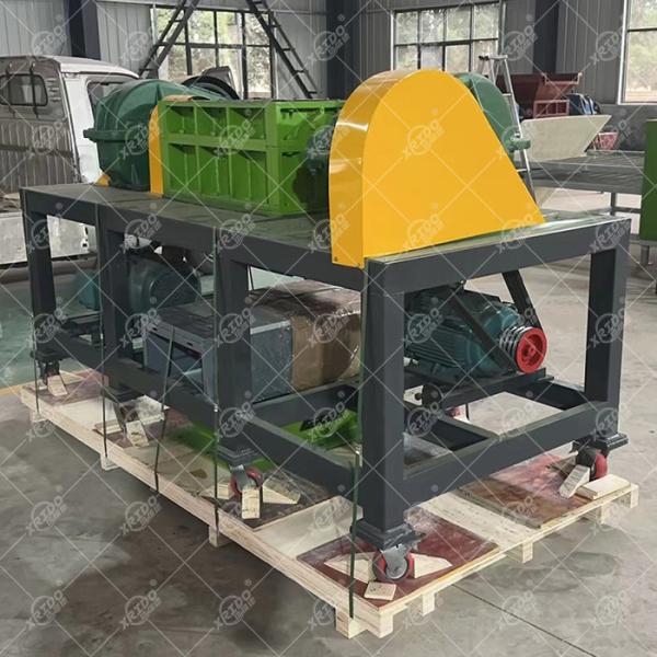 Quality Mobile Plastic Shredder Waste Paper Metal Shredder Mobile Solid Waste Crusher for sale