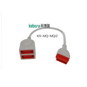 Quality Dual Marquette Patient Monitor GE IBP Cable Compatible 0.3M Length for sale