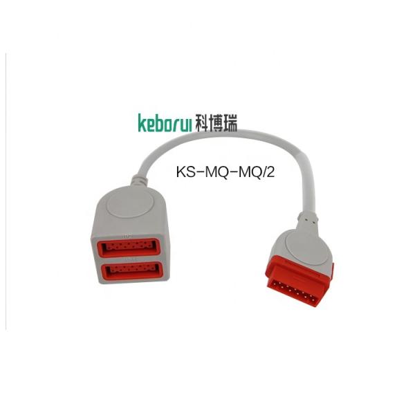 Quality Dual Marquette Patient Monitor GE IBP Cable Compatible 0.3M Length for sale