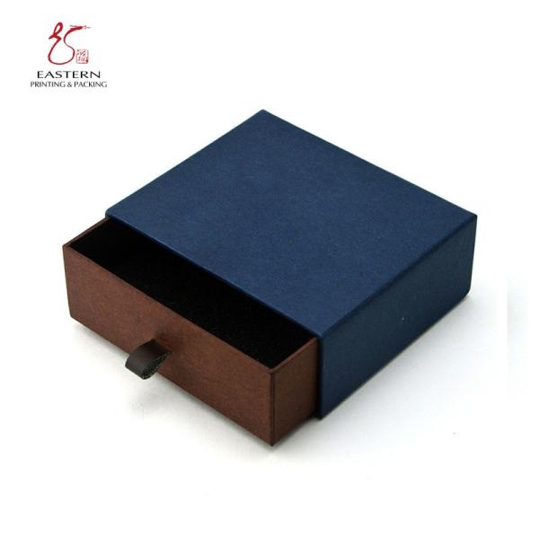 Quality Elegant Design Drawer Type 15cm Width Printed Cardboard Boxes 120gsm Art Paper for sale