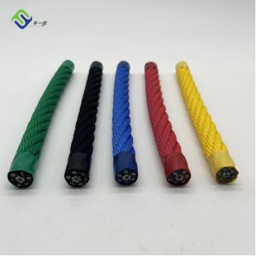 Quality 6*8 IWRC Wire Reinforced Rope Polyester Steel Core Combination Playground Cord for sale