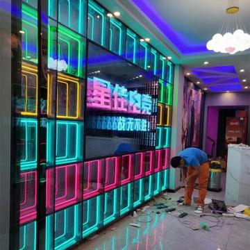 Quality Buildings Application 12V Hologram 3D Projector Mirror Acrylic Advertising Light for sale