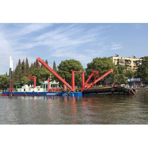 Quality 43M Capacity Mud Dredger Vessel 500 Cubic Meters Per Hour GPS Navigation System for sale