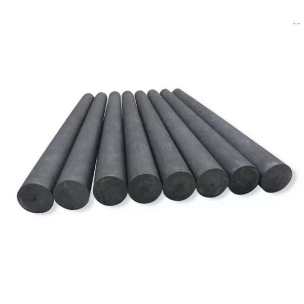 Quality ISO9001 Solid Graphite Rod Carbon Round Bar High Temperature Resistance for sale
