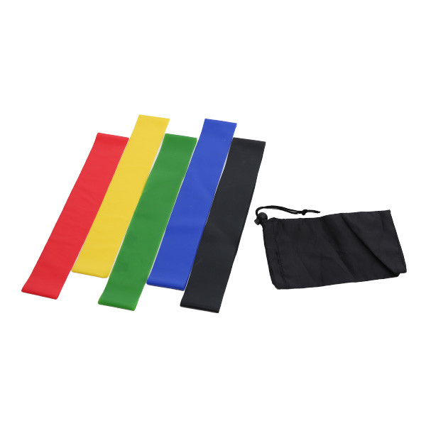 Quality T0.35mm Tpe / Latex Resistance Exercise Equipment Resistance Bands Loop Set for sale