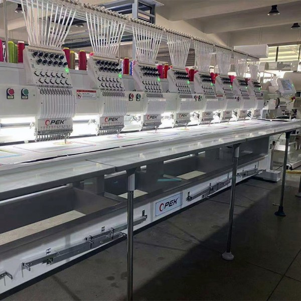 Quality High Speed Industrial Automatic Flat Embroidery Making Machine with Dahao 528 for sale