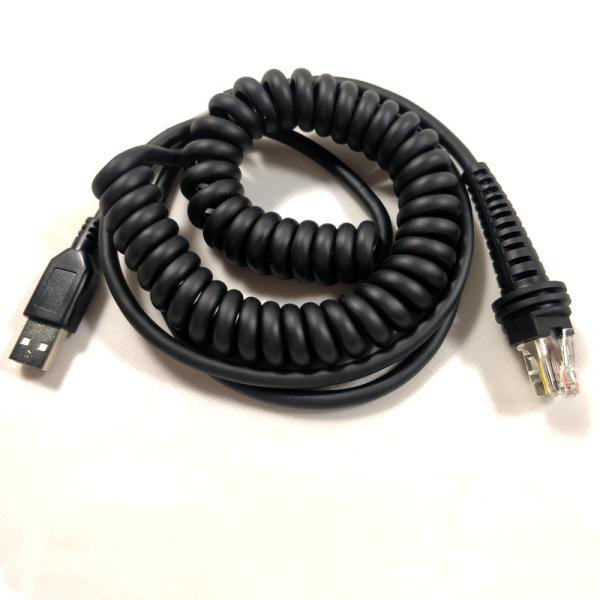 Quality 5V Coiled USB Barcode Scanner Cable CBL-500-500-C00 For Honeywell for sale