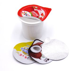 Quality 85mm PP Plastic Yogurt Cup 140ml Recyclable With Aluminium Foil Lid for sale