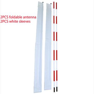 Quality Durable Fiberglass Foldable Volleyball Net Antennas Set Waterproof for sale