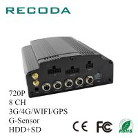 Quality 4G/WIFI/GPS G Sensor Mobile Vehicle Recorder 1080P 8 CH HDD/SD 12 Months Waranty for sale