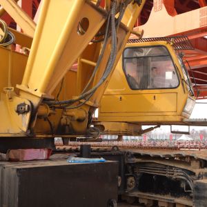 Quality Used Crawler Crane with Maximum Gradeability 30%, Main Boom Length 16-73m, and for sale