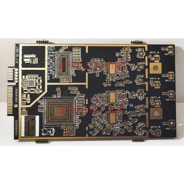 Quality Custom Green Fr4 HDI PCB Board / 10 Layer Pcb Black Solder Mask 7Mil BGA for sale