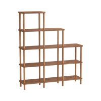 Quality Living Room Solid Wood Bookshelf Beech Wood Minimalist Wooden Bookcase with for sale