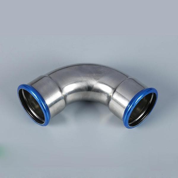 Quality Free Samples SS 304l Pipe Fittings , Stainless 90 Degree Elbow for sale