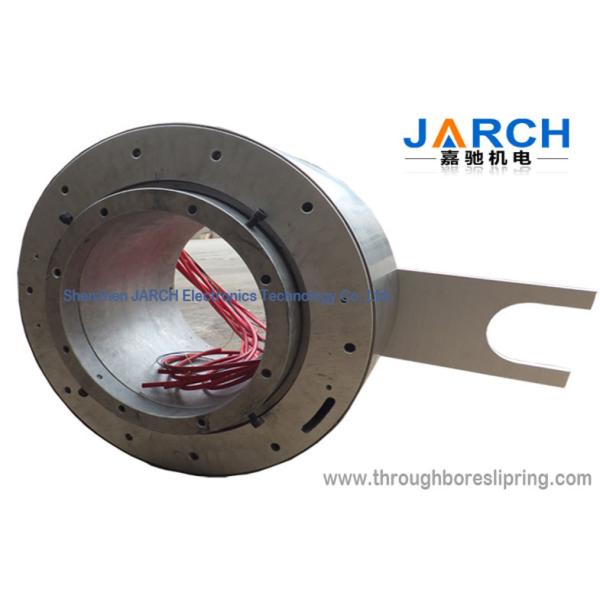 Quality Awg16 Lead Wire Big Through Bore Slip Ring Assembly  2 ~ 24 Conductors For Display Equipment for sale