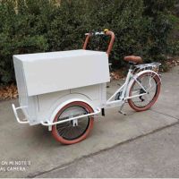 Quality Water Raw Material One-Stop Coffee Delivery Tricycle 220V/110V Voltage Mobile for sale