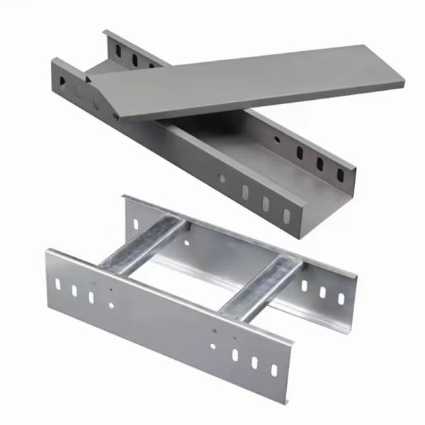 Quality Corrosion Resistant Wall Mounted Ladder Cable Tray For Industrial Heavy Loads 225mm Cable Tray for sale