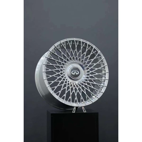 Quality Muiti Spokes 6061-T6 Polished Silver Forged Wheels for sale
