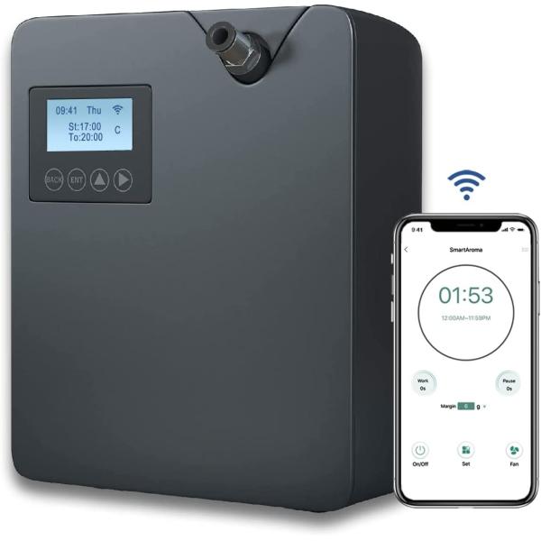 Quality HOMEFISH Hotel HVAC Scent Machine Diffuser 300ml Customize Logo for sale