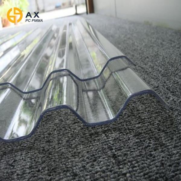 Quality Brown 1560mm Length Tinted Corrugated Plastic Sheets for sale
