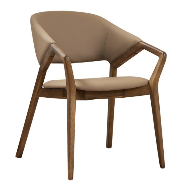 Quality Modern Dining Room Chair Nordic Style Solid Wooden Chairs for Restaurant W58*D61*H80CM Mail Packing Y for sale