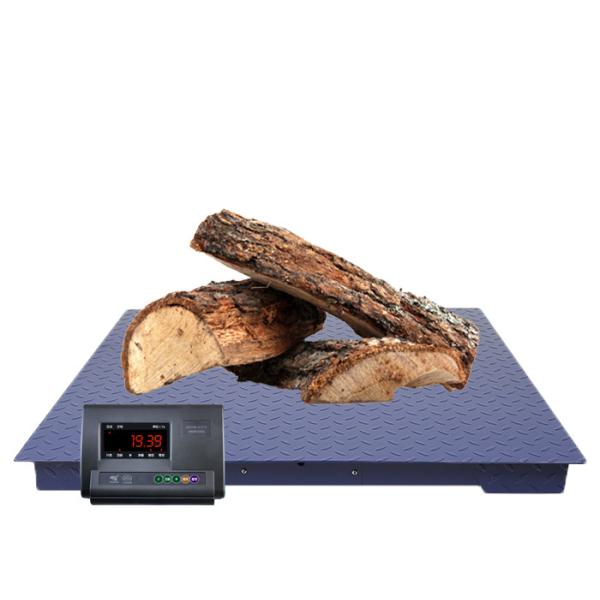Quality 2T 1.2m Steel Industrial Floor Scales Adjustable Foot for sale
