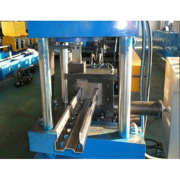 Quality Shelf Warehouse Rack Rolling Machine With Cr 12 Quenched Cutter CE / SGS / ISO for sale