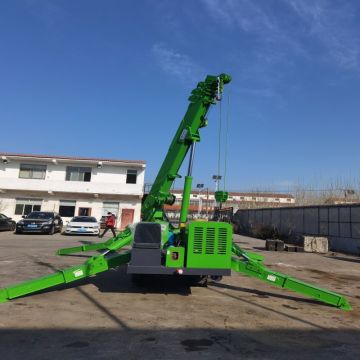 Quality 5ton EPA engine Spider Crawler Crane With Hydraulic Telescopic Outrigger for sale
