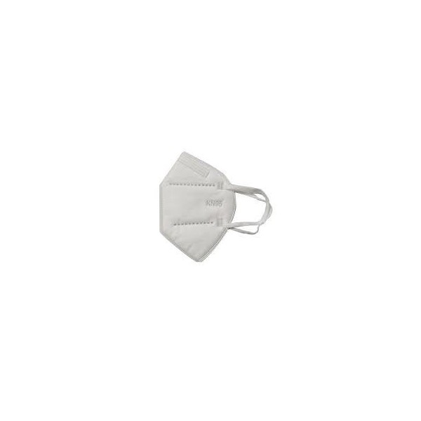 Quality White Foldable KN95 Mask , Disposable Earloop Face Masks for sale