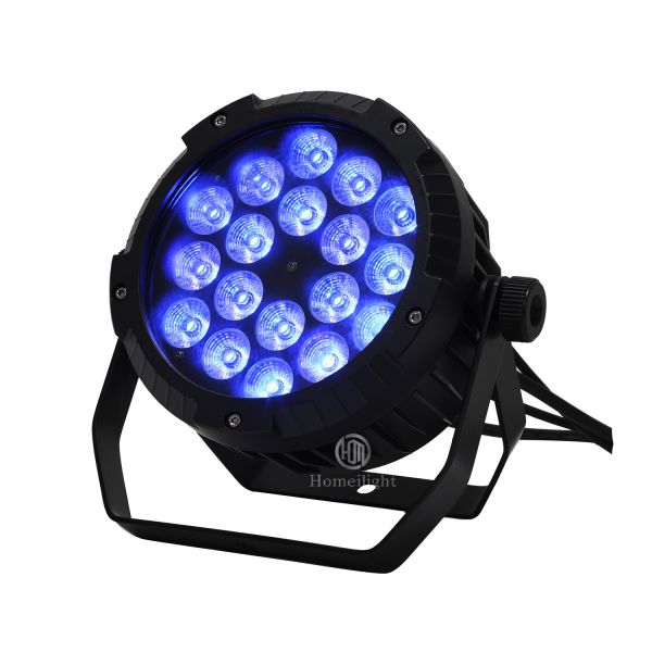 Quality Stage Waterproof LED Par Light 18pcs RGBW 4in1 Outdoor LED Par Can For Party Wedding Disco for sale
