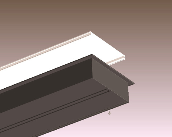 Quality Customized Recessed Linear Light 144 Leds/M Linear Led Pendant For Office for sale