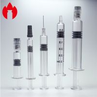 Quality 1ml 2.25ml 3ml 5ml Glass Prefilled Syringes Clear Color For Pharmaceutical or for sale