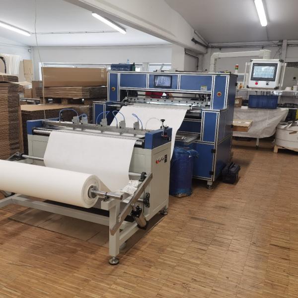 Quality HEPA Filter Paper Knife Pleating Machine Stainless Steel 1250 mm Width for sale