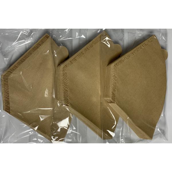 Quality Unbleached Cone Shaped Coffee Filter Paper 100 Count Natural for sale