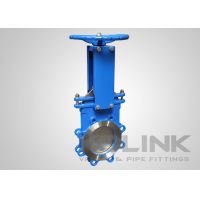 Quality Unidirectional Knife Gate Valve Lugged Cast Steel Class150 PN16 for sale