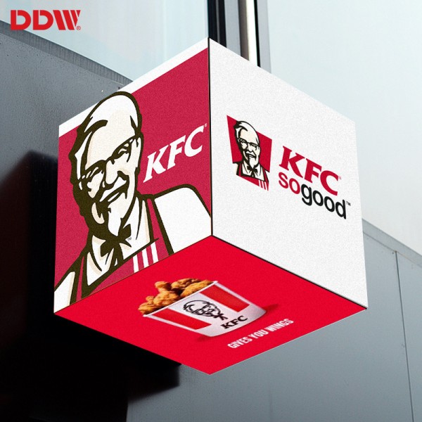 Quality Outdoor Waterproof Advertising Led Cube Screen , P2.5 Pixel Led Cube Display for sale