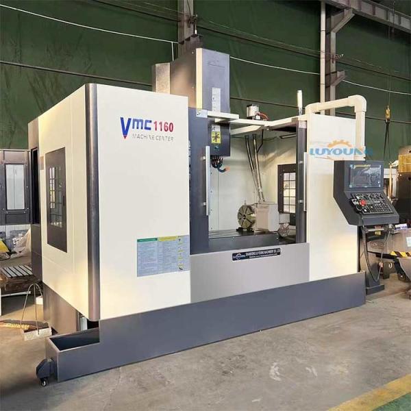 Quality BT40 BT50 Vmc 1160 Vertical CNC Machining Center Vertical Stroke 4th Axis for sale