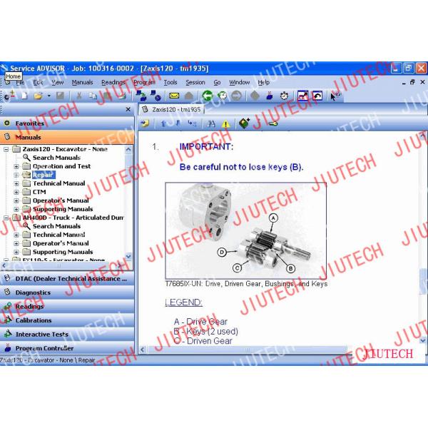 Quality Service Advisor 2.8 Scanner , CF Repair Manuals for sale