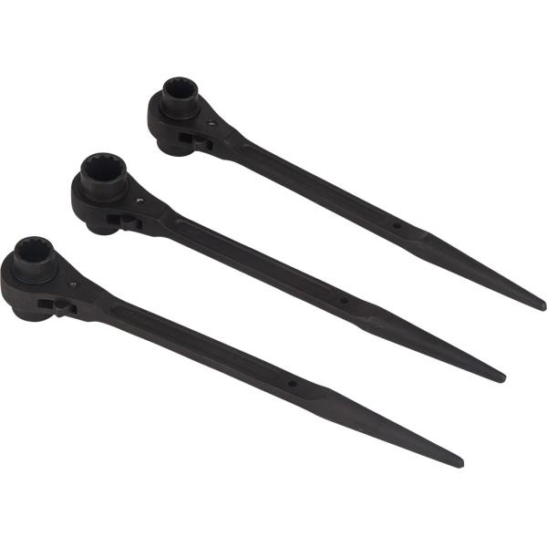 Quality 40CR Satin Construction Double Socket Ratchet Wrench for sale