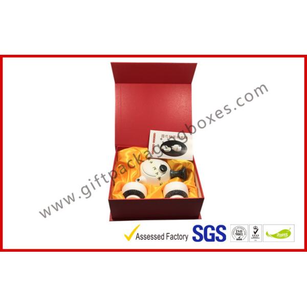 Quality Red special paper Magnetic Luxury Gift Boxes with silk paper tray for sale