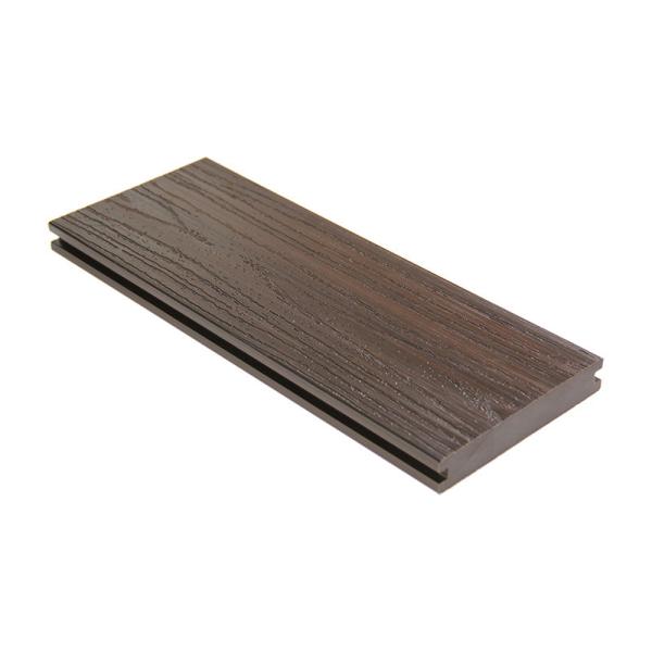 Quality Easy Installing 138x23mm Capped Composite Wood Decking Dark Teak for sale