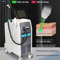 Quality 755nm Alexandrite Laser Machine 4hz Frequency Nd Yag Laser Machine for sale