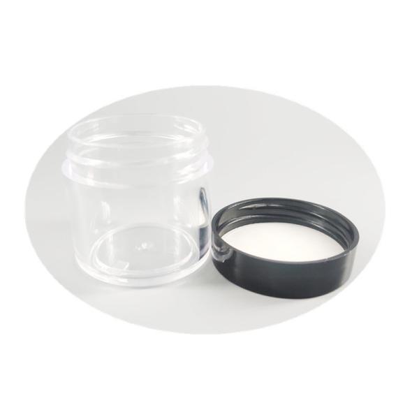 Quality 30ML Clear Plastic Eye SGS Cosmetic Cream Jar With Tip for sale