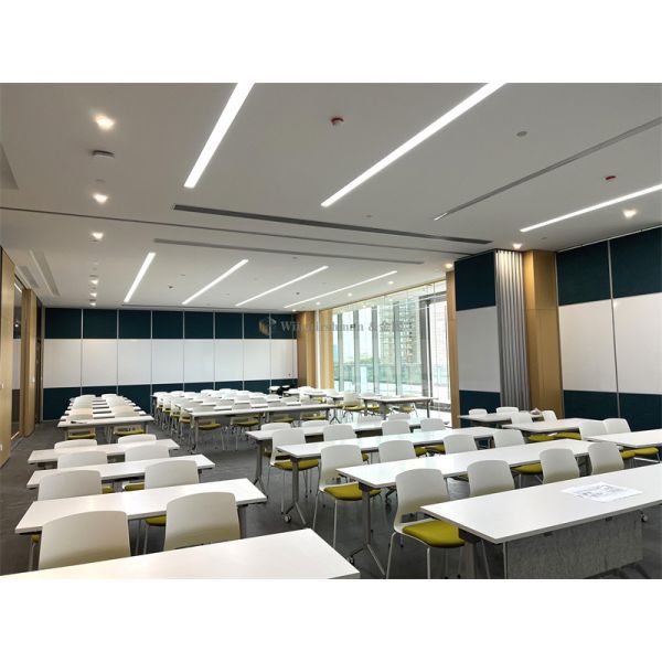 Quality 15m Height Folding Partition Wall Systems Collapsible With Track for sale