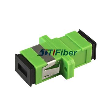 Quality Telecommunication Simplex Singlemode SC/APC Fiber Optic Adapter / Coupler for sale